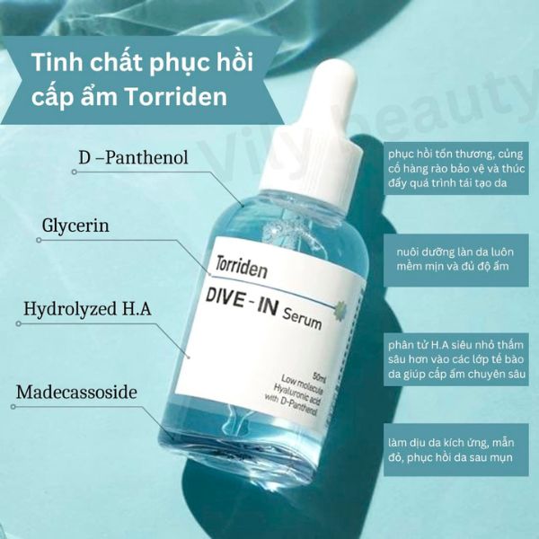 Tinh Chất Torriden Dive In Serum Cấp Ẩm Phục Hồi Da